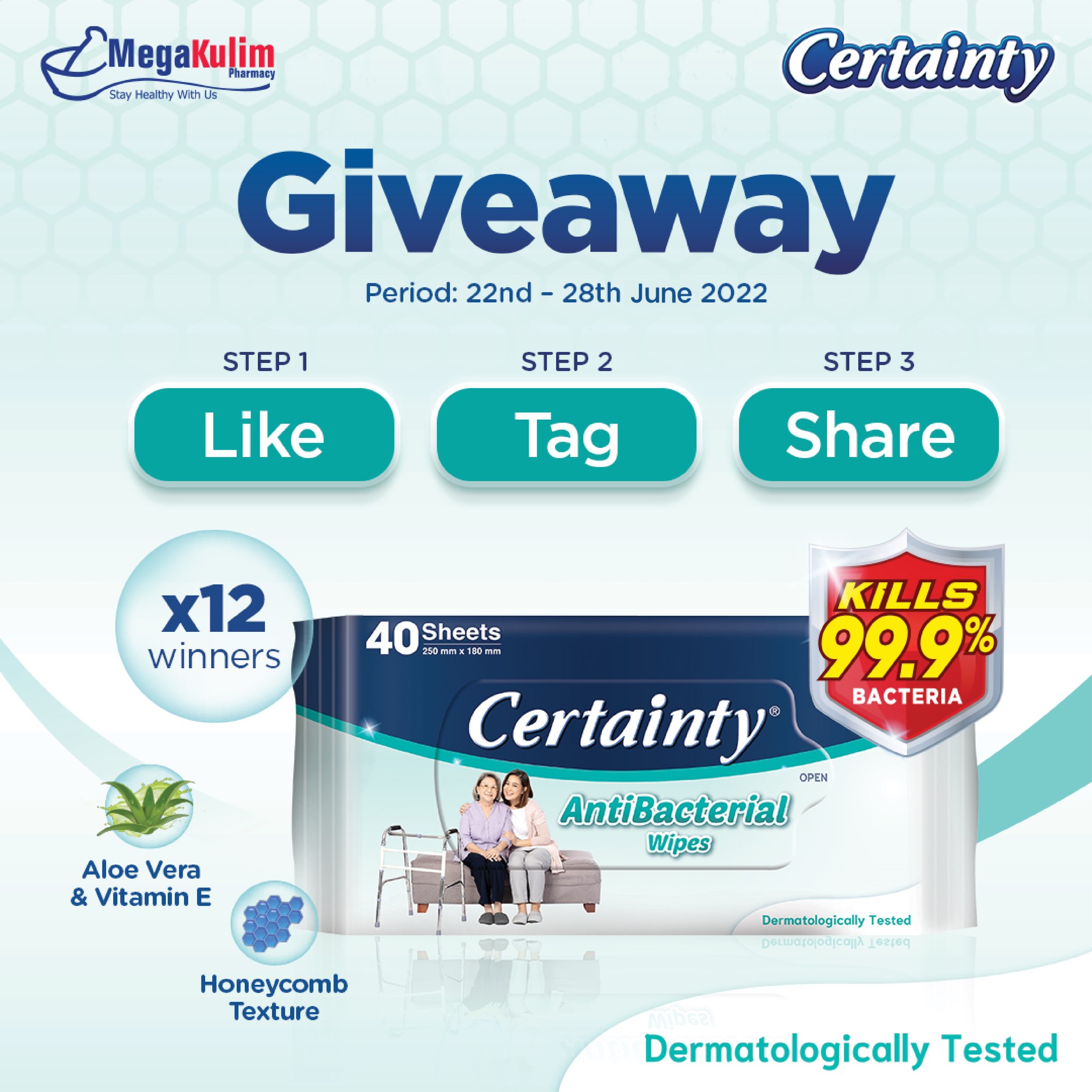 Win Certainty Antibacterial Wipes – getFreebies.my