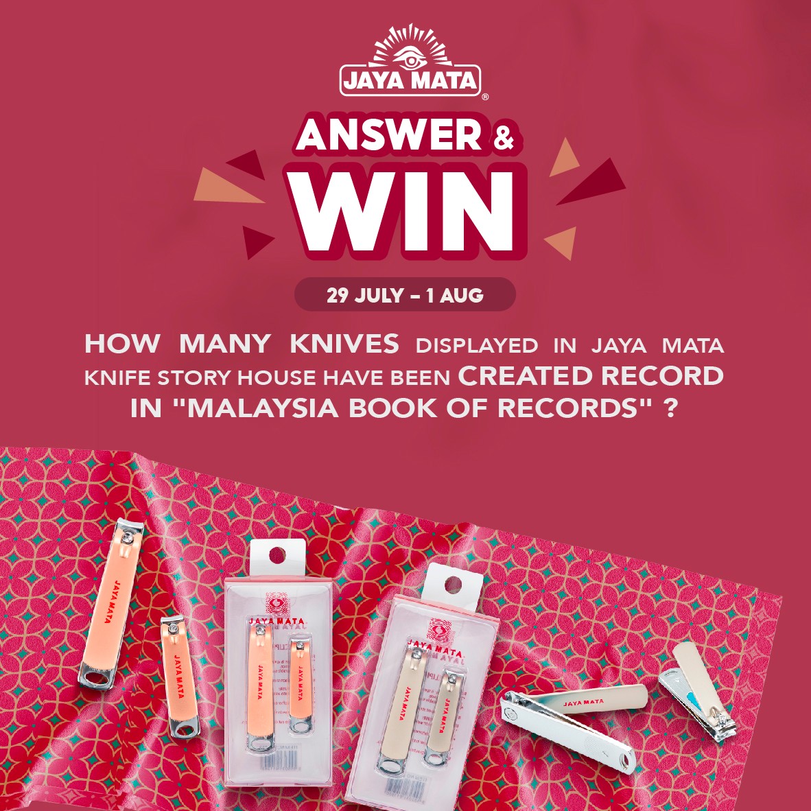 Answer & Win – getFreebies.my