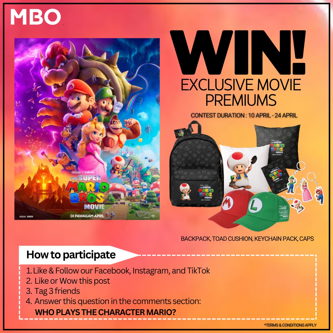Win The Super Mario Bros Movie merchandise – getFreebies.my