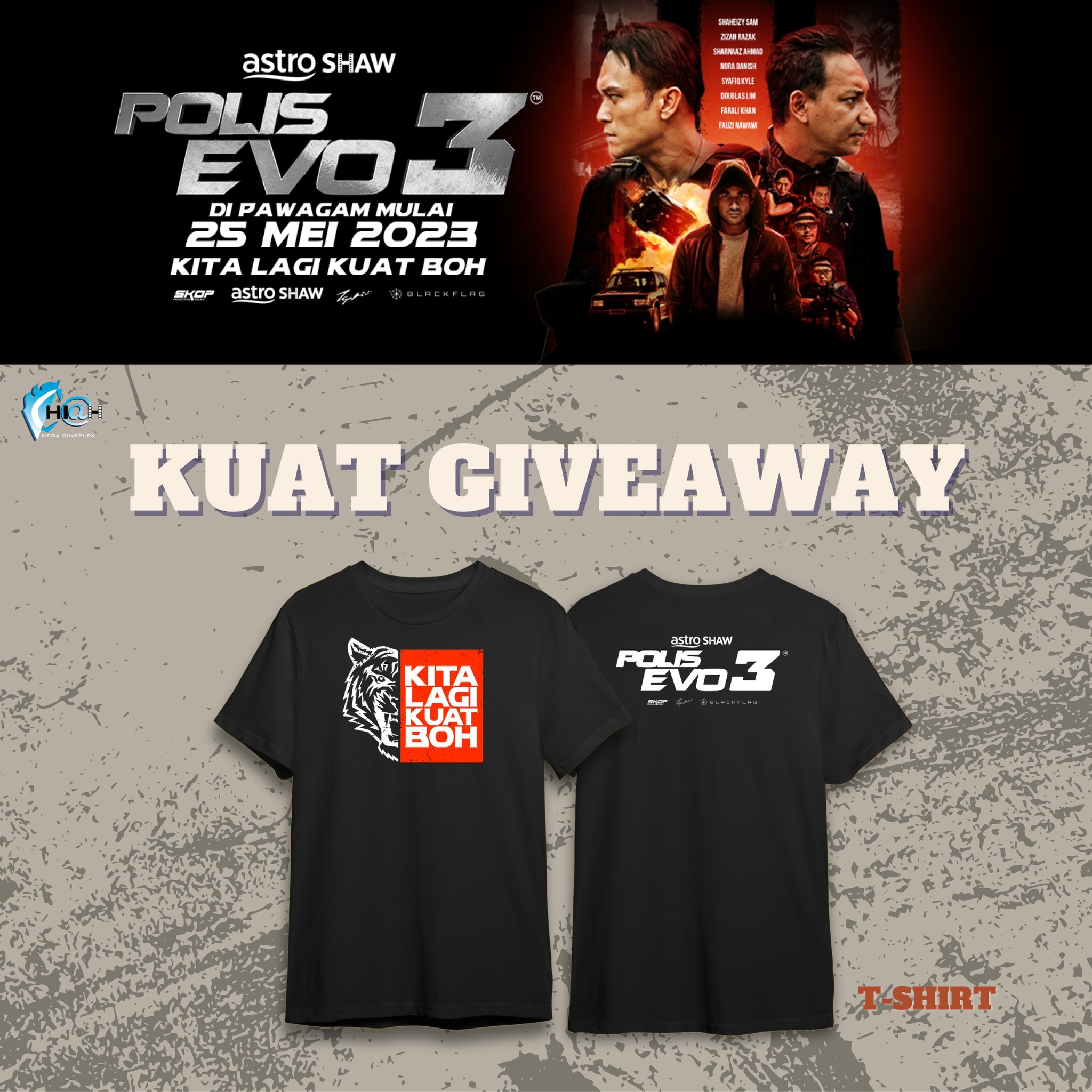 Win an amazing Polis Evo 3 T-shirt – getFreebies.my