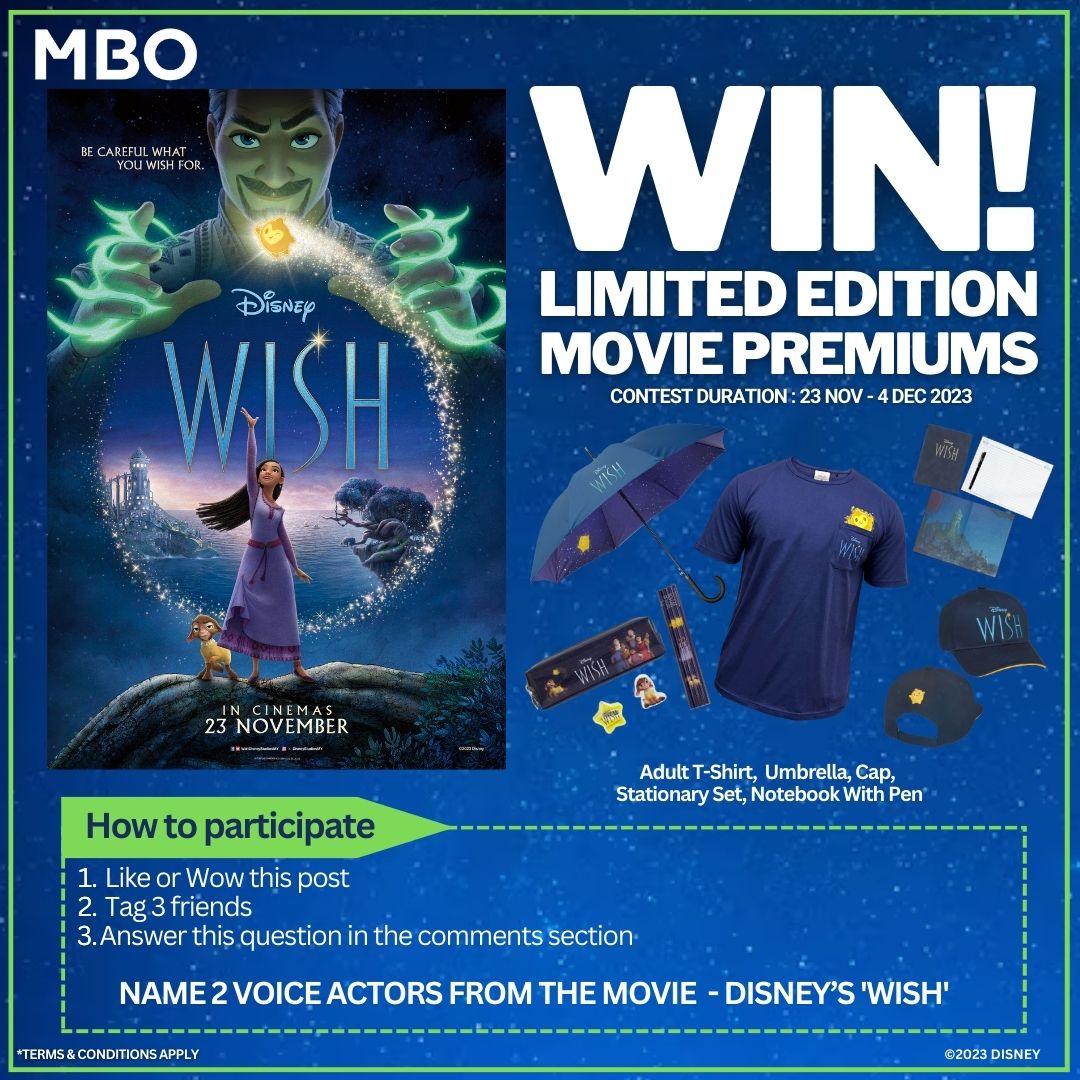 Win limited edition Disney’s WISH movie premiums – getFreebies.my