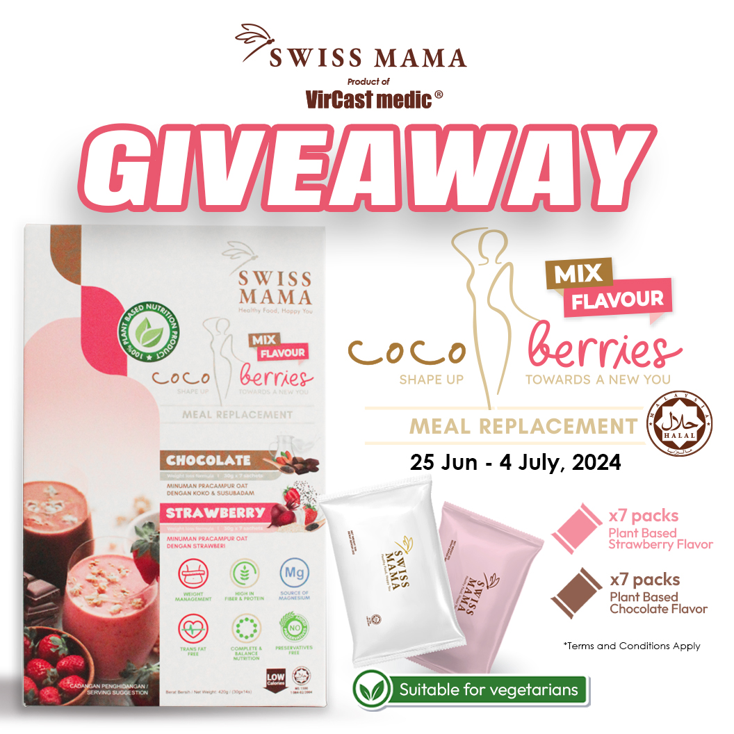 Win Swiss Mama Coco Berries Mix Flavour Meal Replacement – getFreebies.my