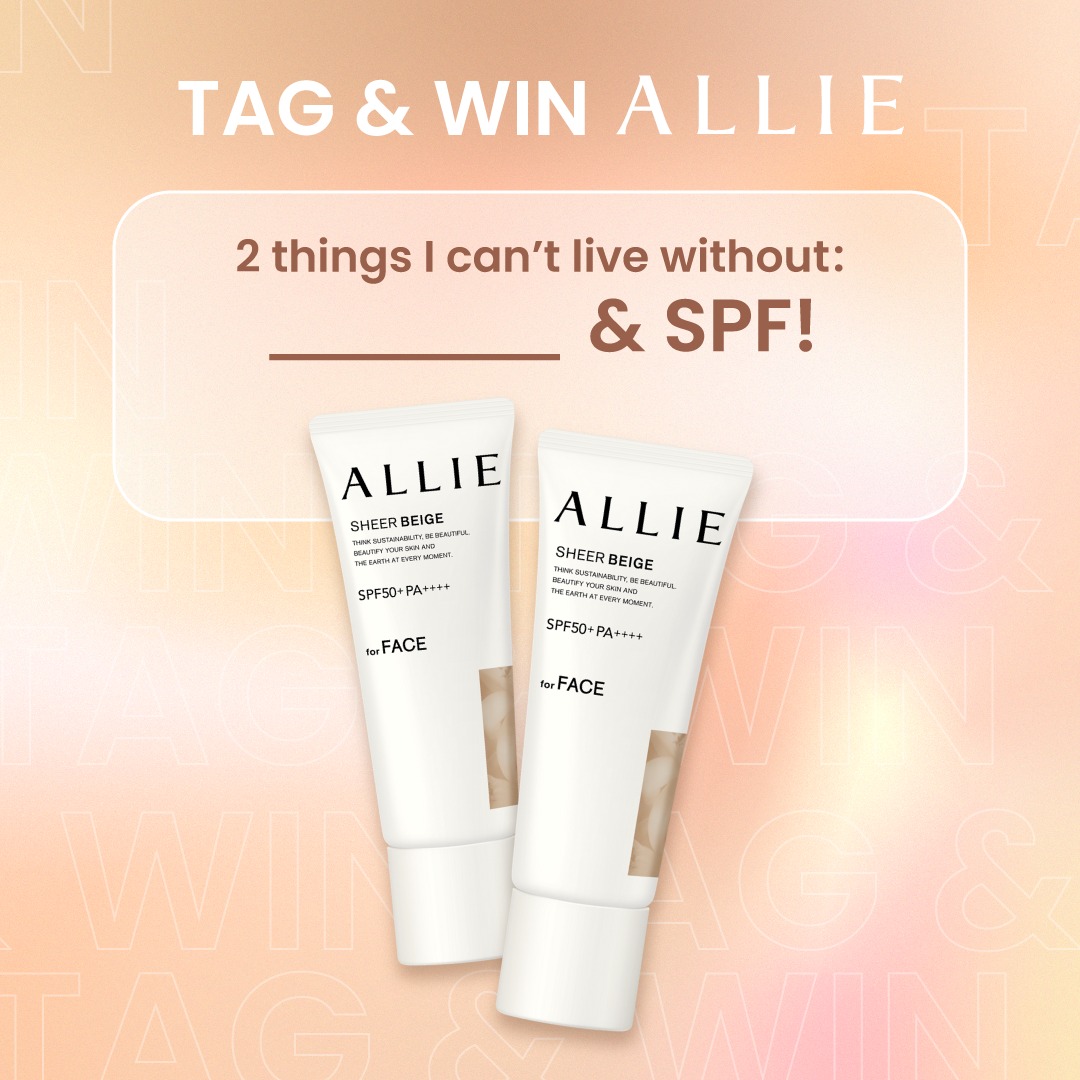 Win an ALLIE sunscreen – getFreebies.my